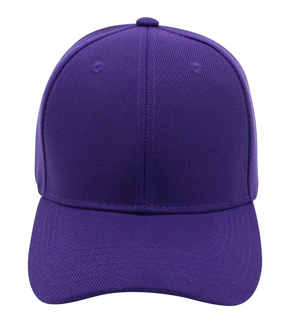 Polyester Adjustable Plain Hat Baseball Cap Bulk with Velcro Closure ...