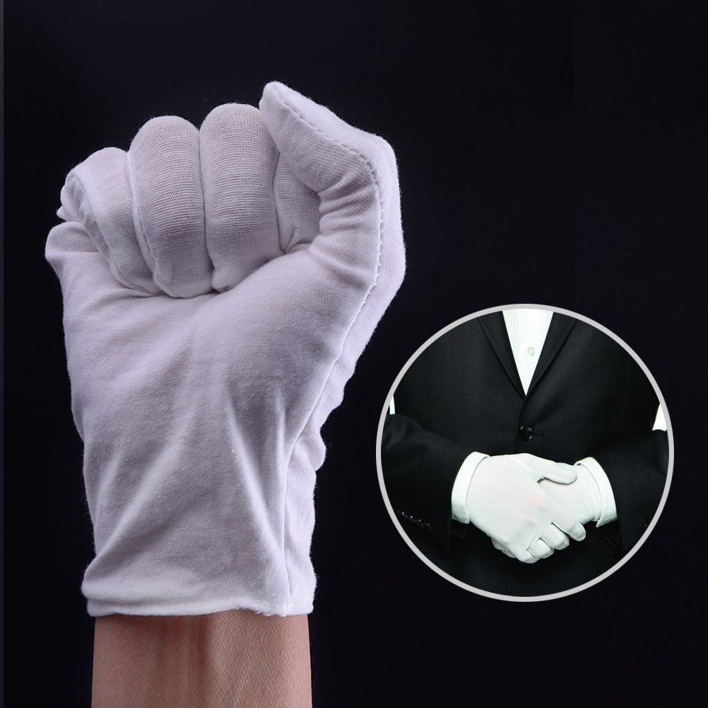 Custom Polyester Work Stretchable Lining Cotton Microfiber Gloves - Buy ...