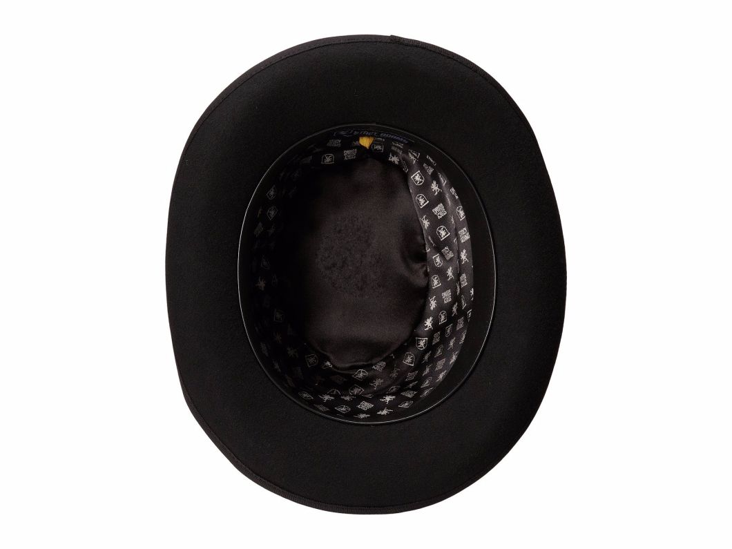 BSCI Audit Feather Detailing Hatband Fedora Juzz Hat Wool Felt Winter ...